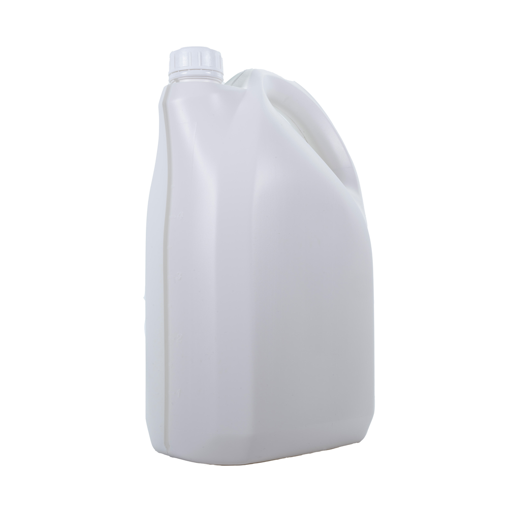 5L White Contour Jerry Can – Food-Grade HDPE & Tamper-Evident Cap | Patrico